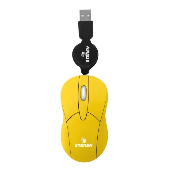 Mouse Steren Óptico COM-5253, Alámbrico, USB Retráctil, 800DPI ...