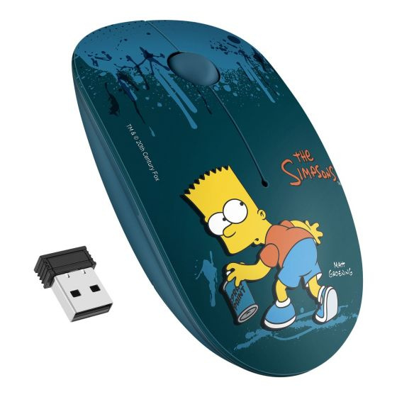 Compra Mouse Steren Óptico The Simpsons, Inalámbrico, COM-5711/S ...
