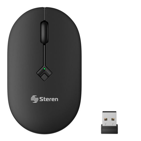 Compra Mini Mouse Steren COM-5712 Inalámbrico Negro, COM-5712NE ...