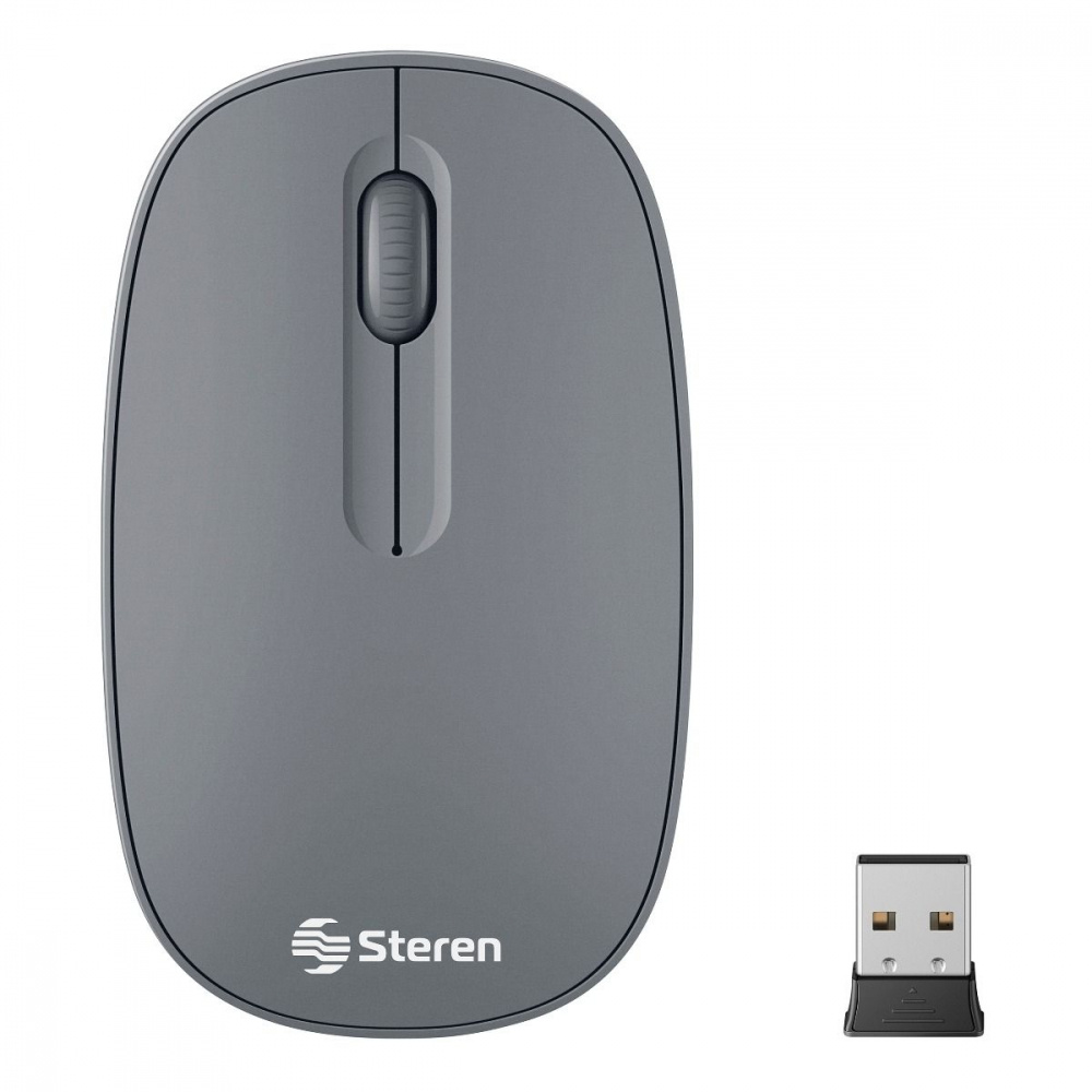 Compra Mouse Steren Óptico COM-5714 Inalámbrico, 1200DPI, Gris, COM ...