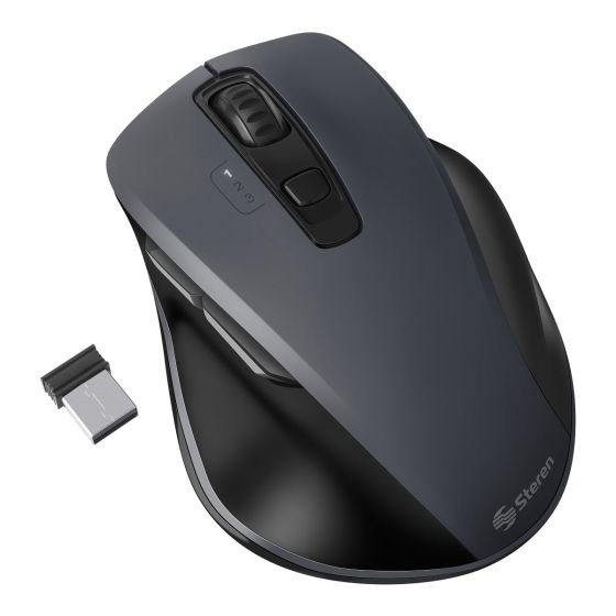 Compra Mouse Steren Óptico, Inalámbrico, USB/Bluetooth, Negro, COM-5720 ...
