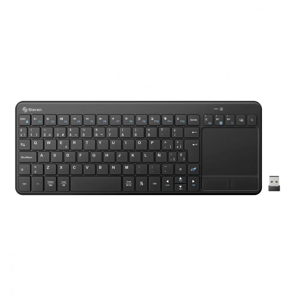 Compra Teclado con Touchpad Steren, Inalámbrico, Negro, COM-685 ...