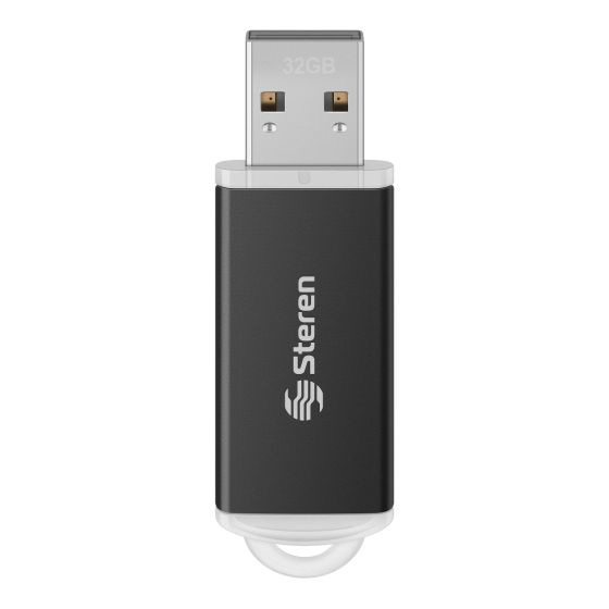 Memoria USB Steren MFD-032S, 32GB, USB 2.0, Lectura 40MB/s, Escritura ...