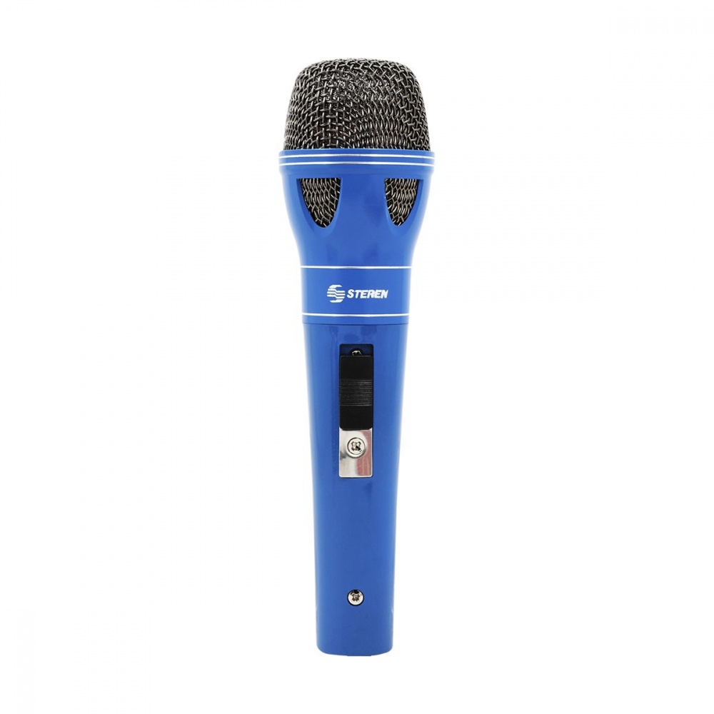 Compra Steren Micrófono, Alámbrico, Azul, MIC-060RB-AZ | Cyberpuerta.mx