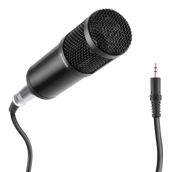 Compra Steren Micrófono, Alámbrico, 3.5mm, Negro MIC-650 | Cyberpuerta.mx