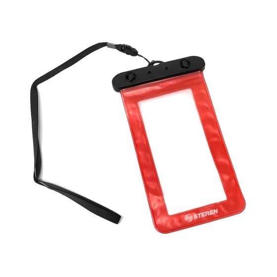 Compra Steren Funda Protectora Conta el Agua, hasta 6", Rojo, MOV-026 ...