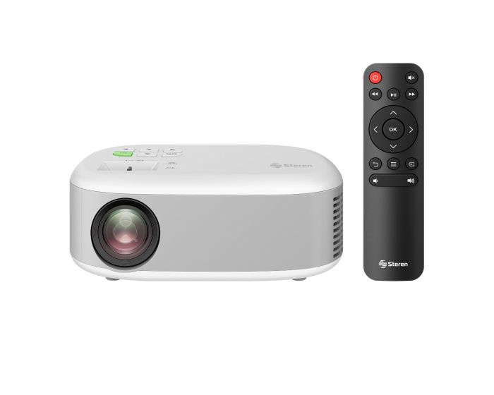 Proyector Portátil Steren PRO-230, LCD, (800 x 480), 2800 Lúmenes ...