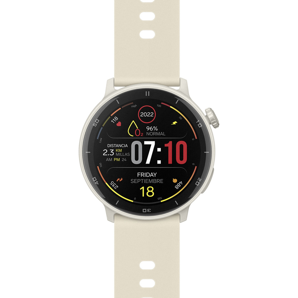Steren Smartwatch SMW-3000, AMOLED, Android/iOS, Beige - Resistente al ...
