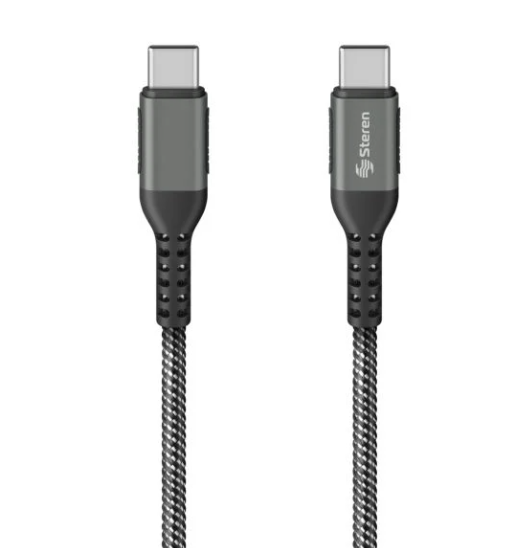 Compra Steren Cable USB-C Macho 2m USB-3242 | Cyberpuerta.mx