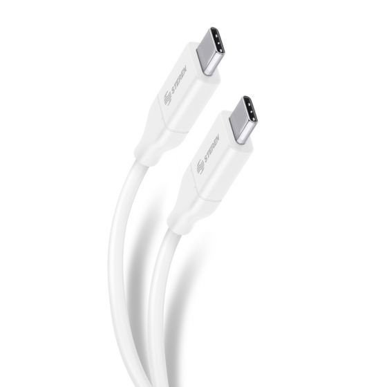 Compra Steren Cable USB C Macho - USB C Macho 2m Blanco USB-395CBL ...