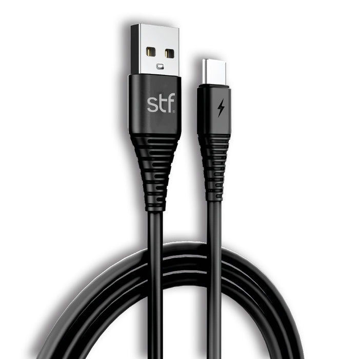 Compra STF Cable USB-A Macho - USB-C Macho, 1 Metro, Negro, ST-A02671 ...
