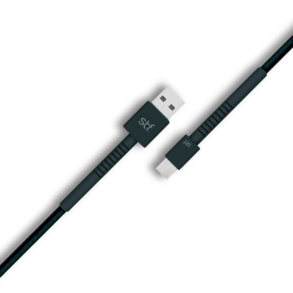 Compra STF Cable USB-A Macho - USB-C Macho, 1 Metro, Grafito, ST-A02732 ...