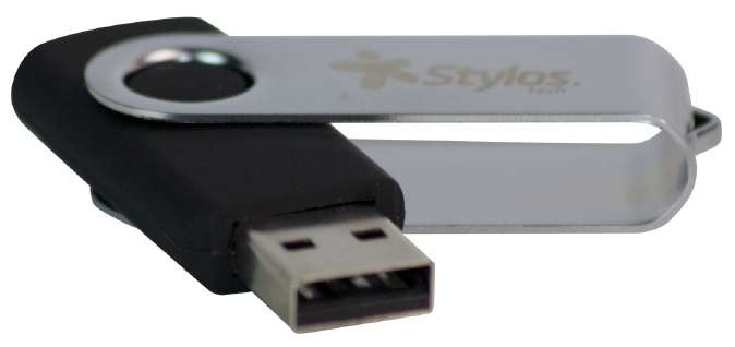 Compra Memoria USB Stylos, 16GB, USB 2.0, Negro STMUS52B | Cyberpuerta.mx
