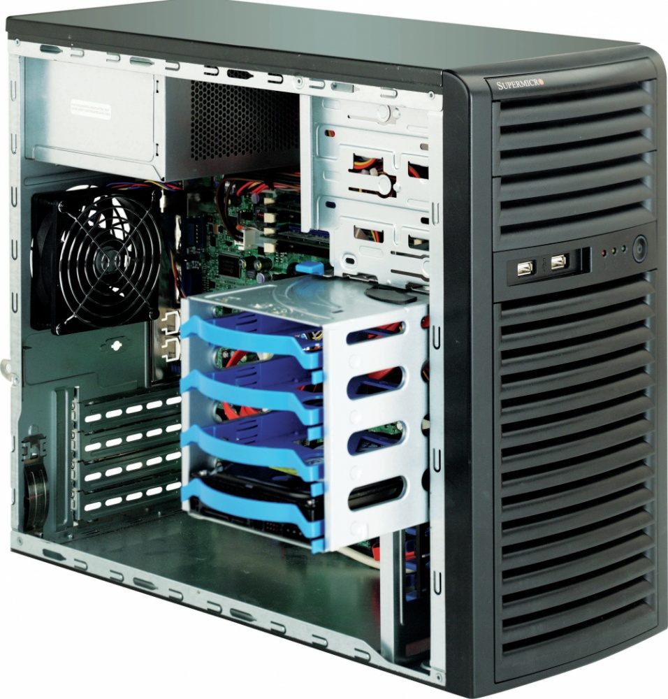 Compra Gabinete Supermicro 731i-300B, Mini-Tower, con Fuente 300W ...