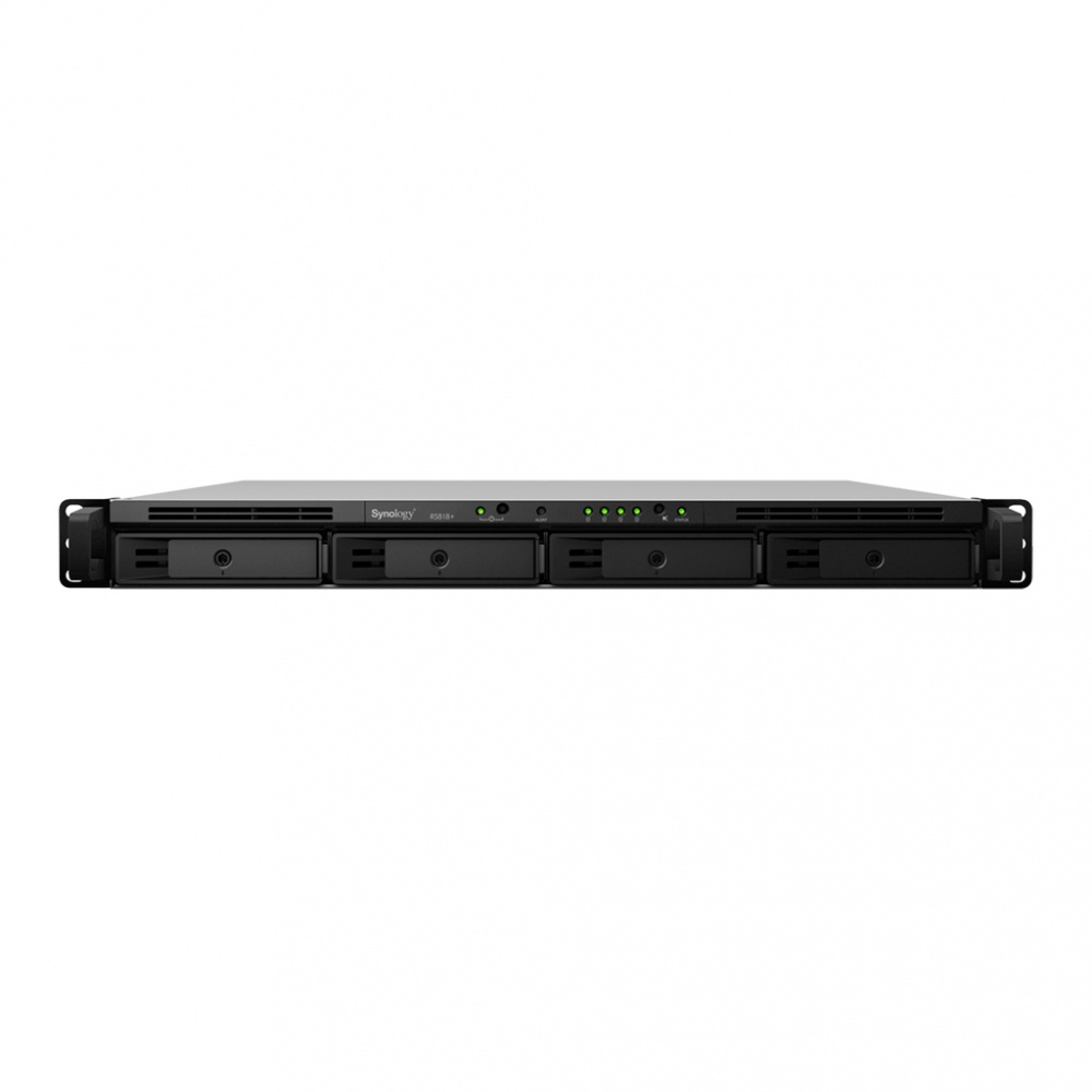 Compra Synology RS818+ NAS de 4 Bahias, Intel Atom, 2GB DDR3, 1U, RS818 ...