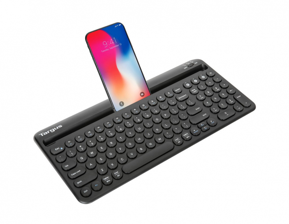 Teclado Targus Multidevice Antimicrobial AKB867, Inalámbrico, Bluetooth ...