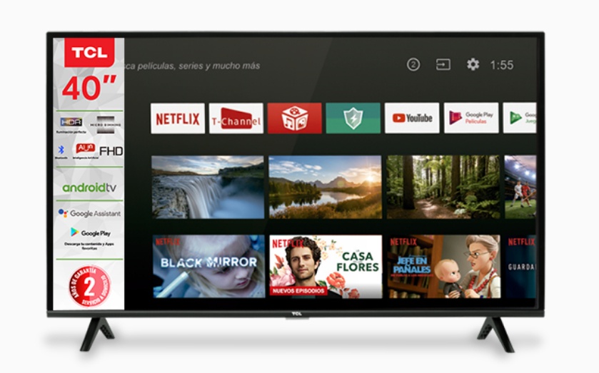 Compra TCL Smart TV LED A325 40", Full HD, Negro, 40A325 | Cyberpuerta.mx