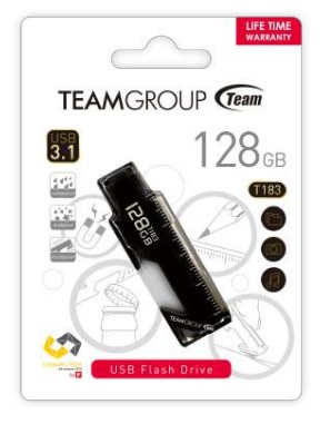 Compra Memoria USB Team Group T183, USB 3.2, 128GB, Regla, TT1833128GF0 ...