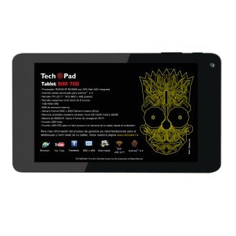 Compra Tablet TechPad SIM700 7'' 8GB 1024 x 600 Pixeles, SIM700QUADCORE ...