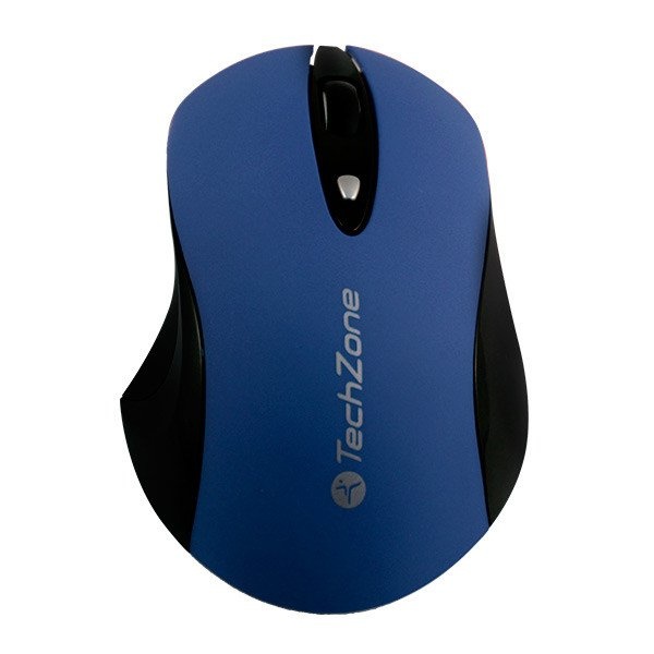 Compra Mouse TechZone Óptico TZ16MOU03 RF Inalámbrico Azul TZ16MOU03 ...