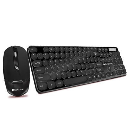 Compra Kit de Teclado y Mouse Techzone Bluetooth Negro TZ18COMB01-INA ...