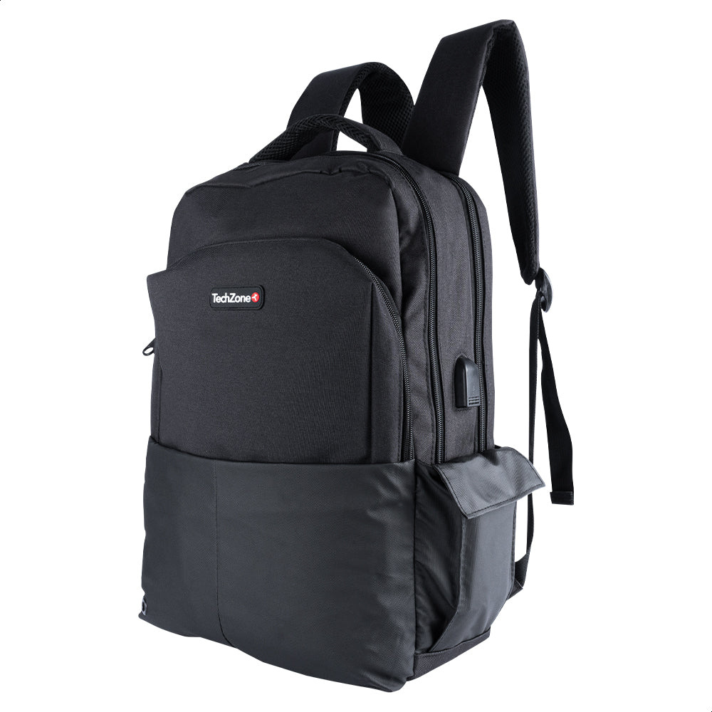 Compra TechZone Mochila Nylon/Poliéster Courage Laptop 15.6 Negro ...