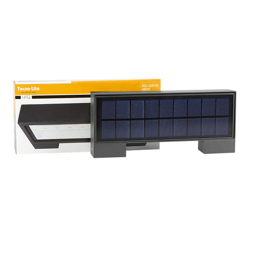 Compra Tecnolite Lámpara LED Solar para Pared Abou, 2.8W, SOL-LED/05 ...