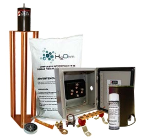 Total Ground Kit de Tierra Física con Electrodo Magnetoactivo, 400A ...