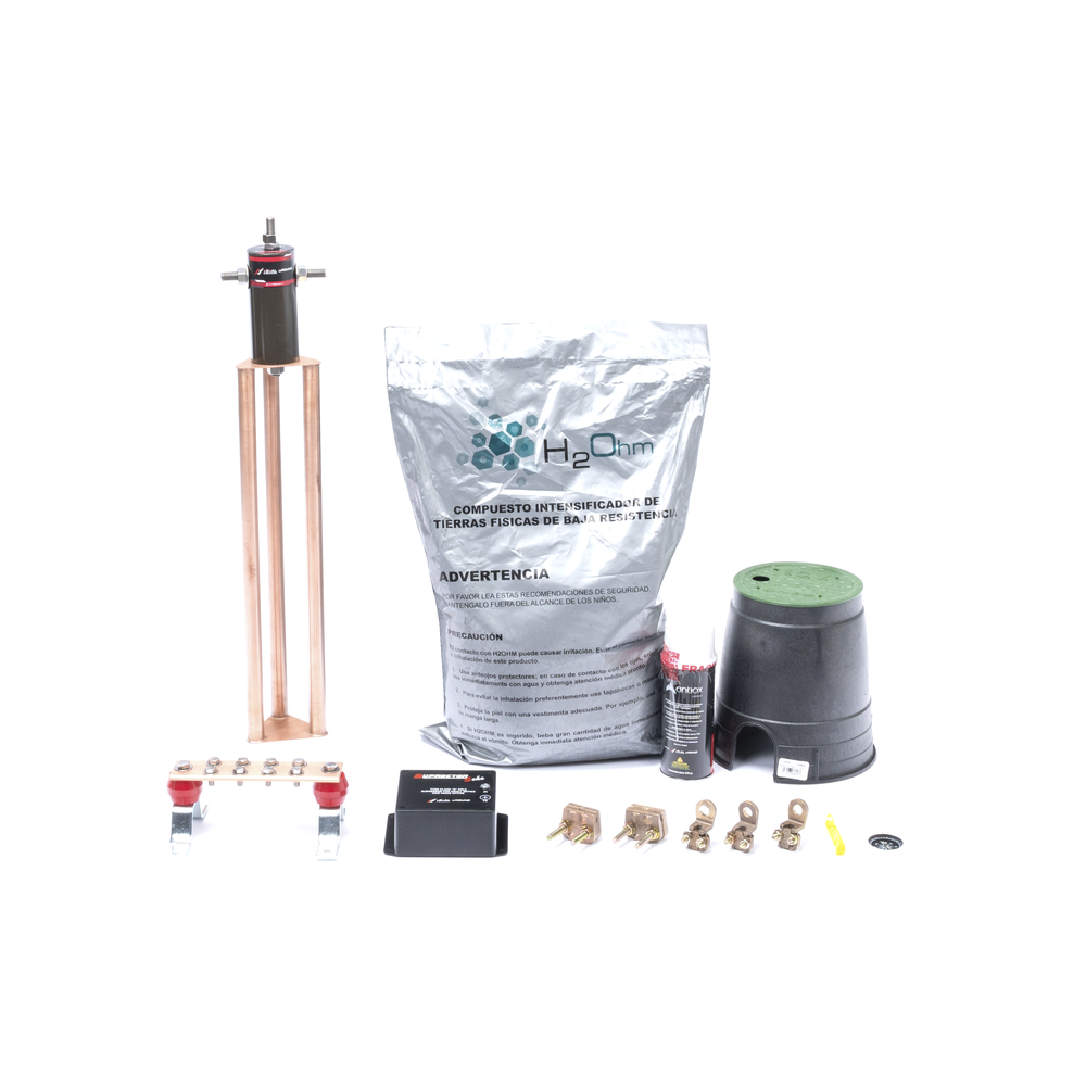 Total Ground Kit de Tierra Física MASTER-TG, 45A - Incluye Electrodo ...