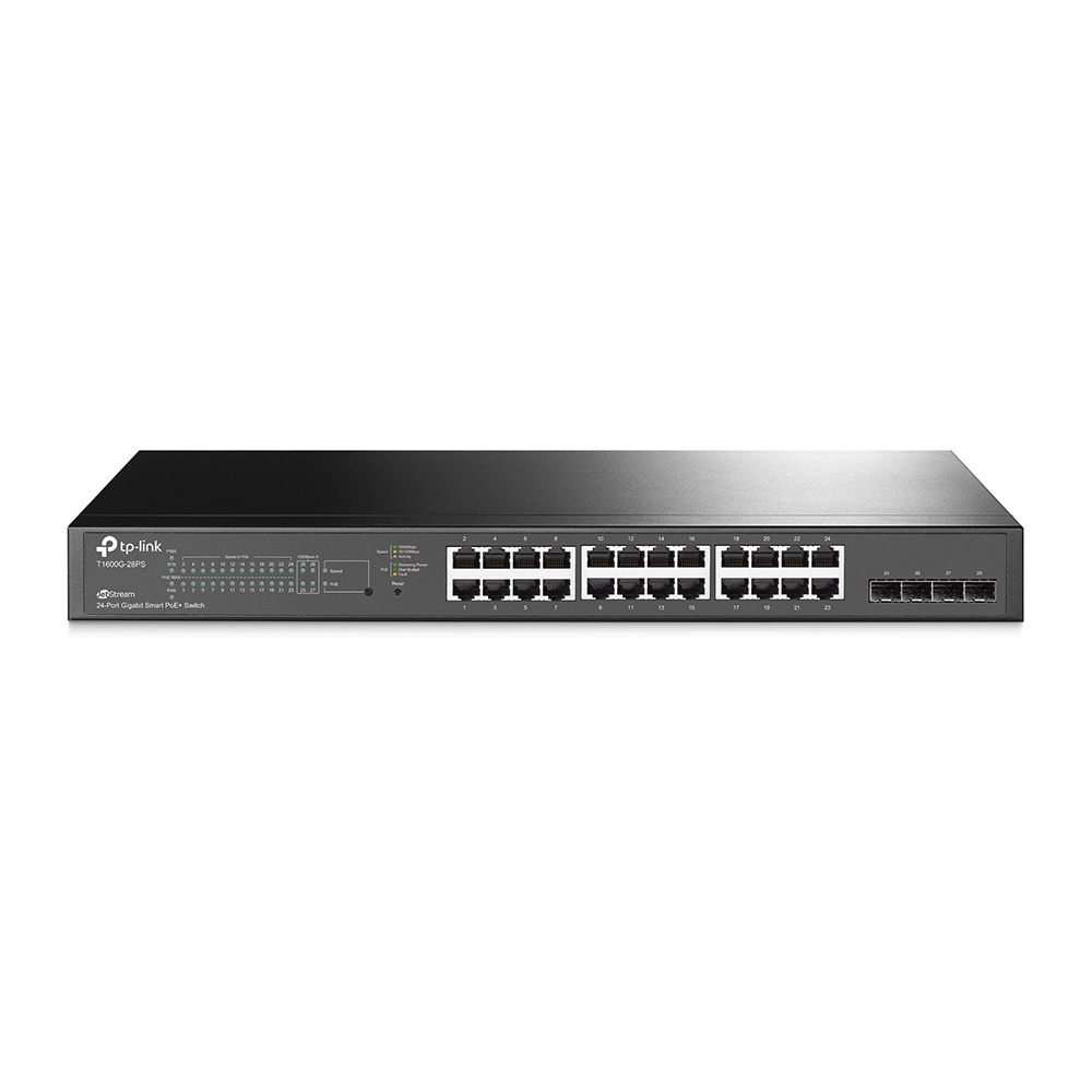 Compra Switch TP-Link Gigabit Ethernet Smart JetStream PoE+, T1600G ...