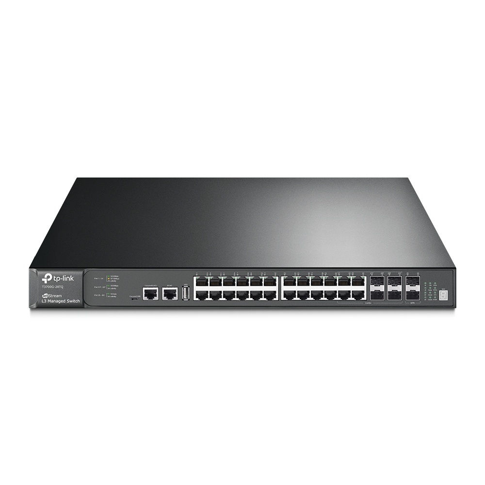 Compra Switch TP-Link Gigabit Ethernet JetSTream, 24 Puertos T3700G ...