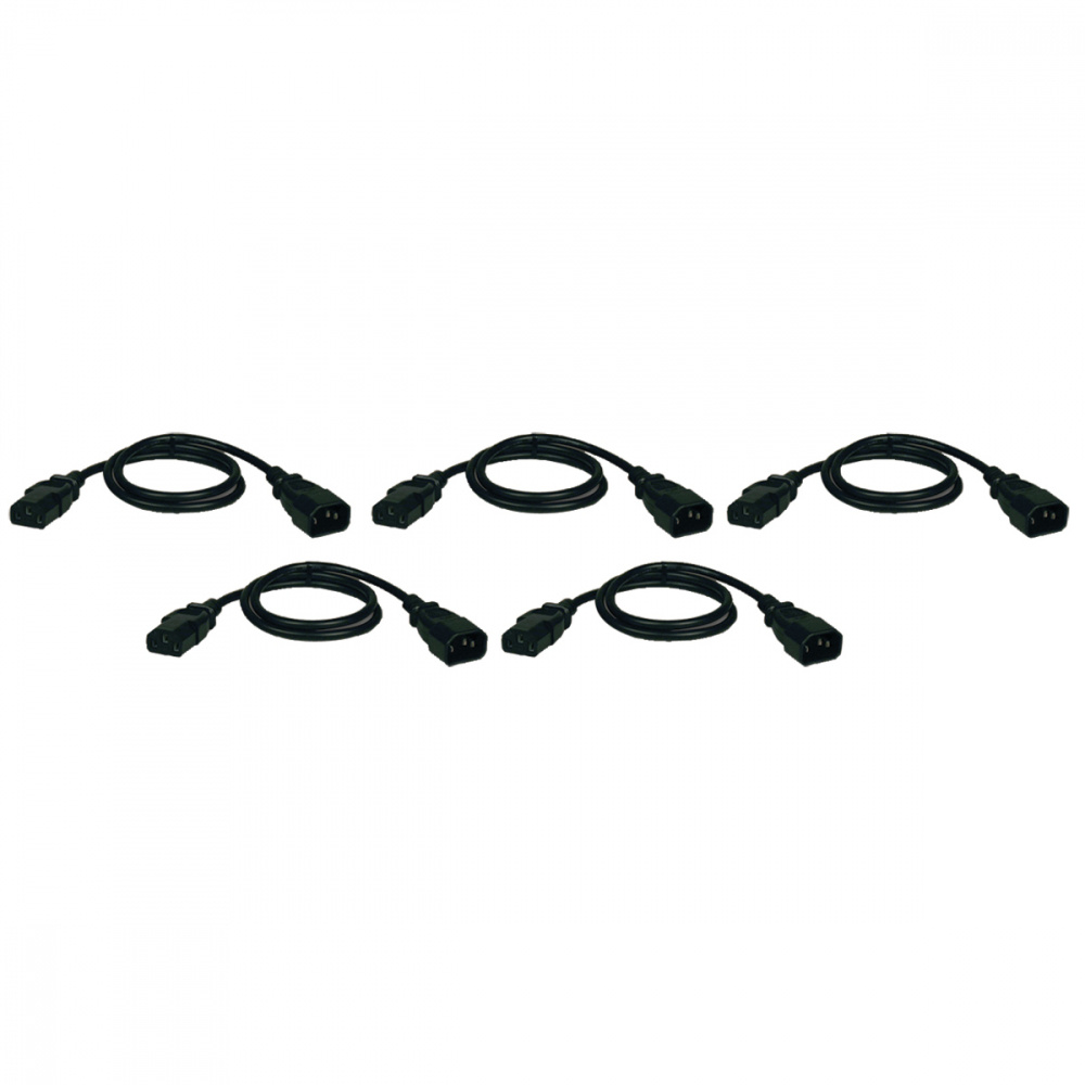 Compra Tripp Lite by Eaton Cable de Poder C14 - C13 61cm Negro 5 Piezas ...