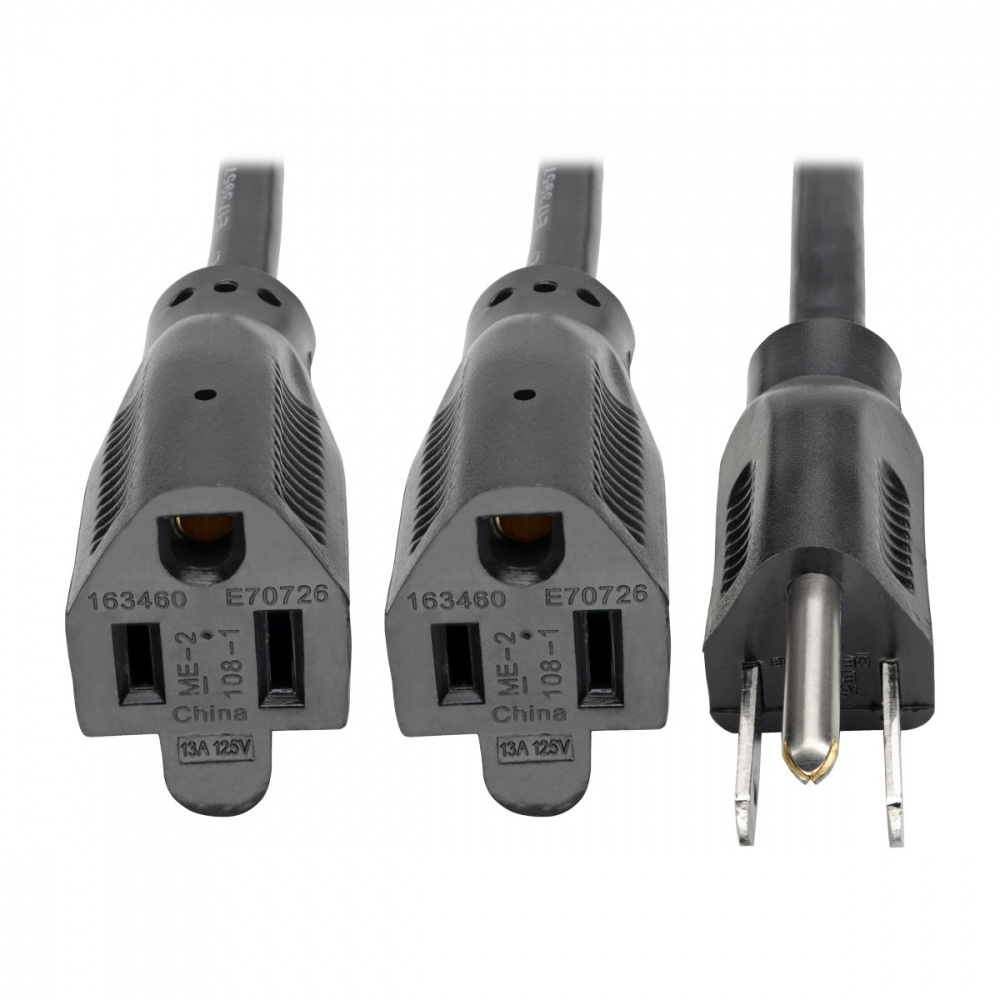 Compra Tripp Lite by Eaton Cable de Poder NEMA 5-15P - 2x NEMA 5-15P ...