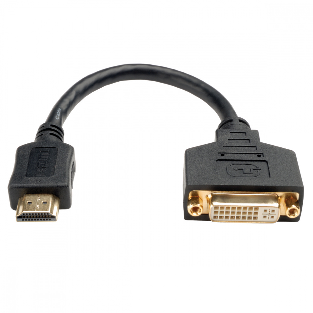 Compra Tripp Lite by Eaton Cable HDMI Macho - DVI-D Hembra, 20cm, P132-08N | Cyberpuerta.mx