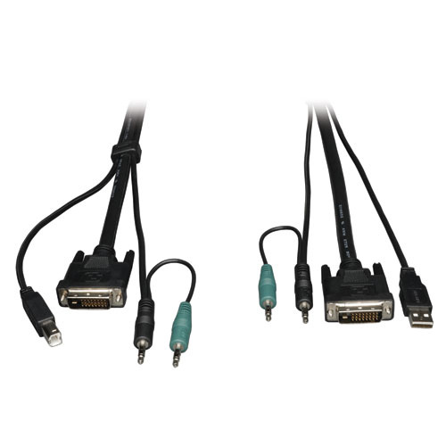 Compra Tripp Lite by Eaton Cable KVM DVI-D/USB/3.5mm - DVI-D/USB-B/3.5mm 4.5m P759-015 ...