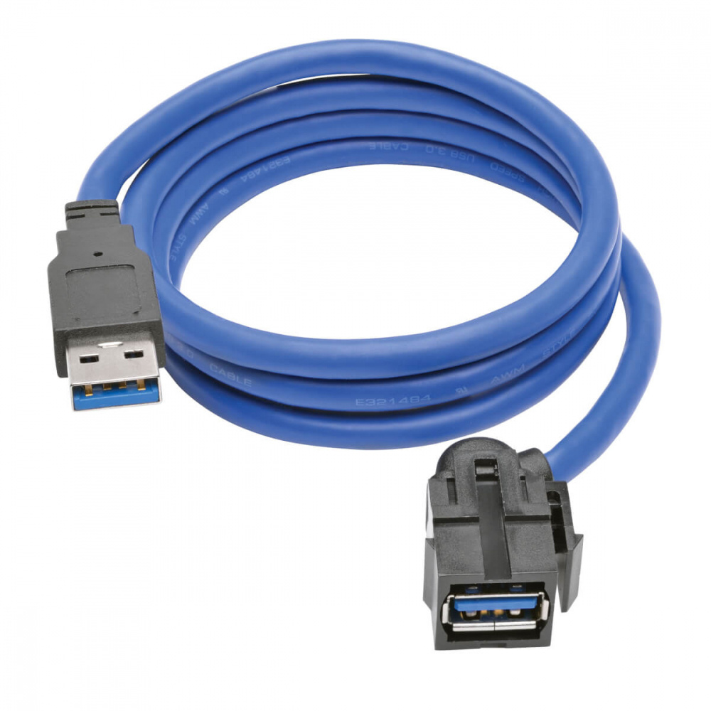 Tripp Lite by Eaton Cable USB Macho - USB Hembra, 90cm, Azul ...