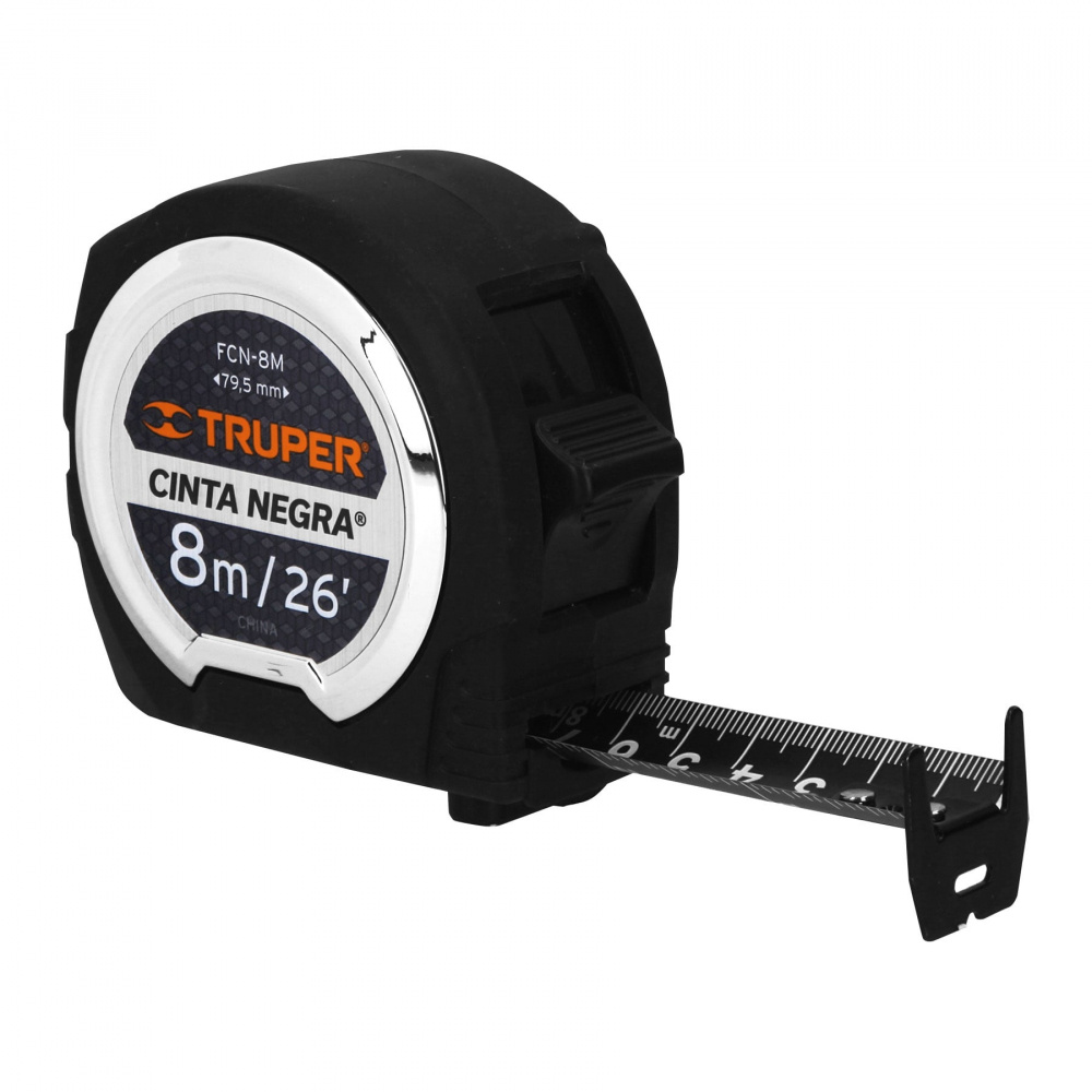 Opiniones sobre Flexómetro Truper FCN-8M, 8 Metros, 27mm, Negro