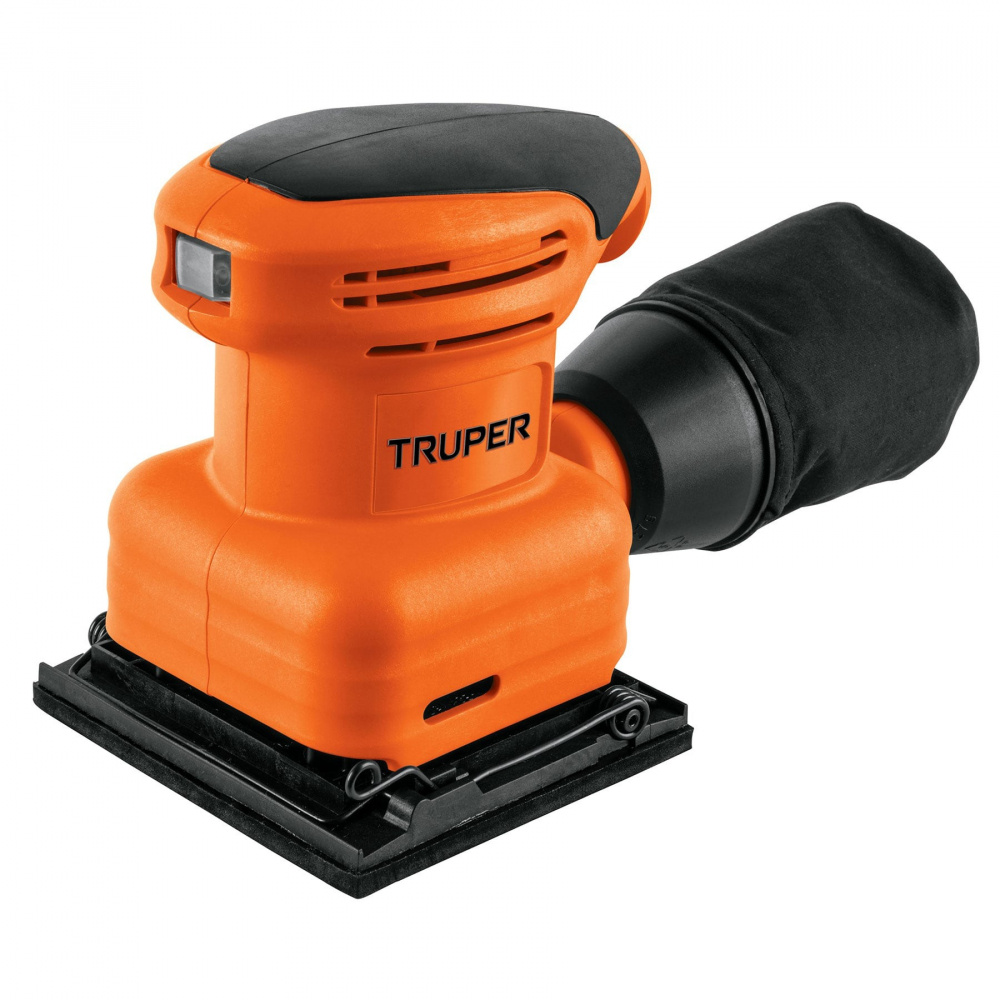 Compra Truper Lijadora Orbital LIOR-1/4A2, 200W 1/4 Hoja Naranja/Negro ...