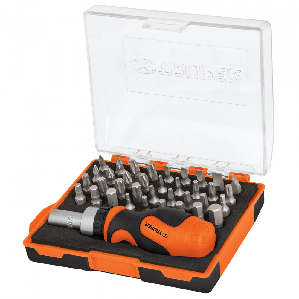 Compra Truper Desarmador Tipo Trompo y Puntas DTROM-37, 1/4", 17845 | Cyberpuerta.mx