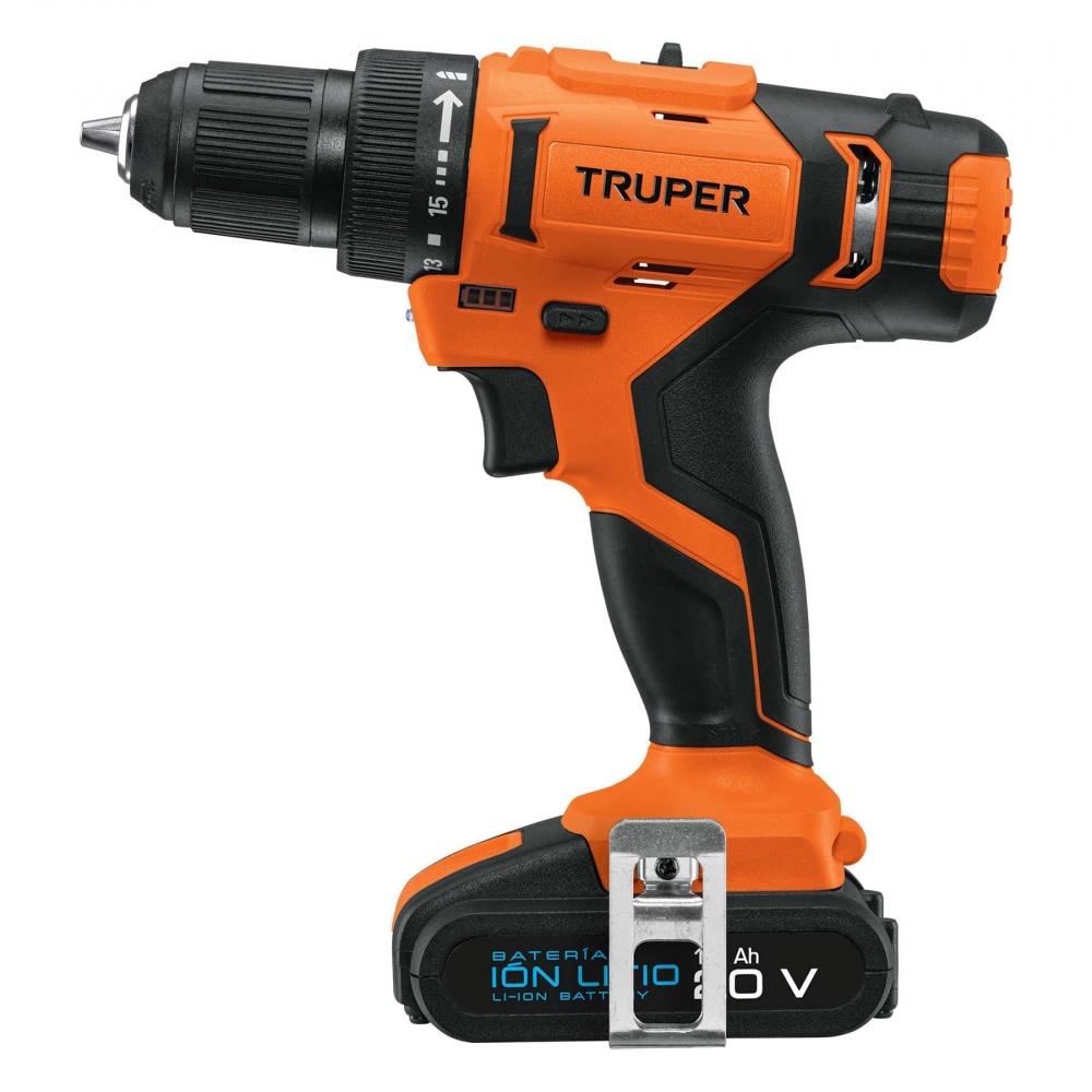 Compra Truper Taladro de Batería TALI-20A, Inalámbrico, Naranja, 18154 ...