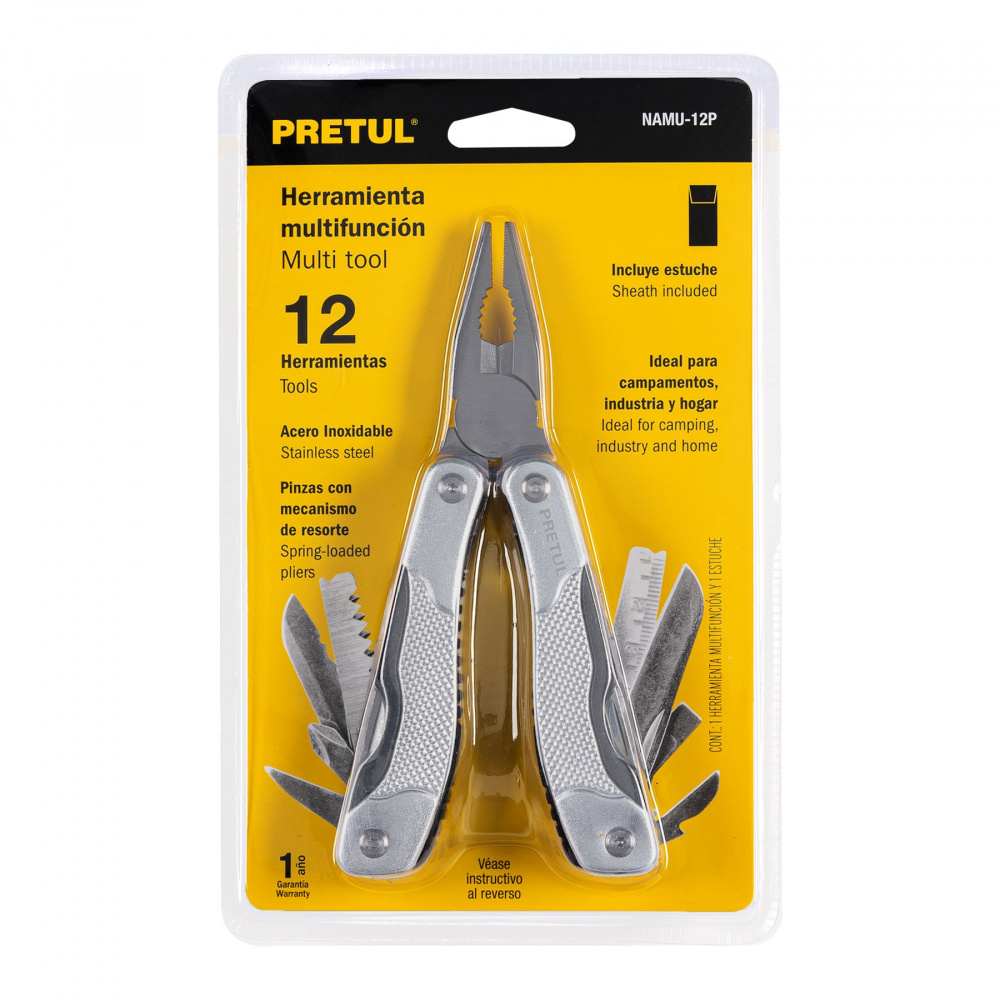 Compra Truper Multiherramienta de Bolsillo NAMU-12P, 12 Herramientas ...