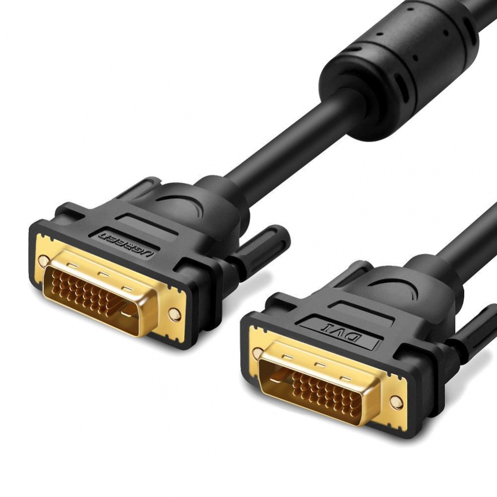 Compra Ugreen Cable DVI-D Macho - DVI-D Macho 3m Negro 11607 | Cyberpuerta.mx