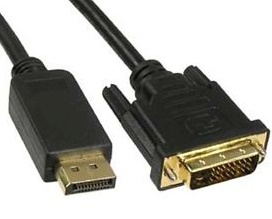 Compra Unirise Cable DVI-D Macho - DisplayPort Macho 1.8m Negro DVIDP-06F-MM | Cyberpuerta.mx
