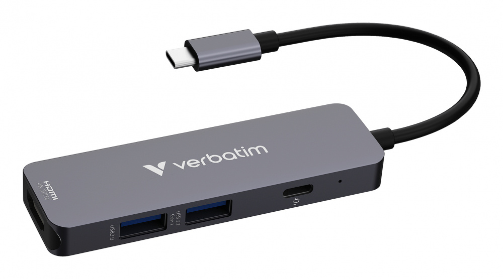 Compra Verbatim Hub USB-C HDMI USB-A 3.1 5 Gbit/s 32155 | Cyberpuerta.mx