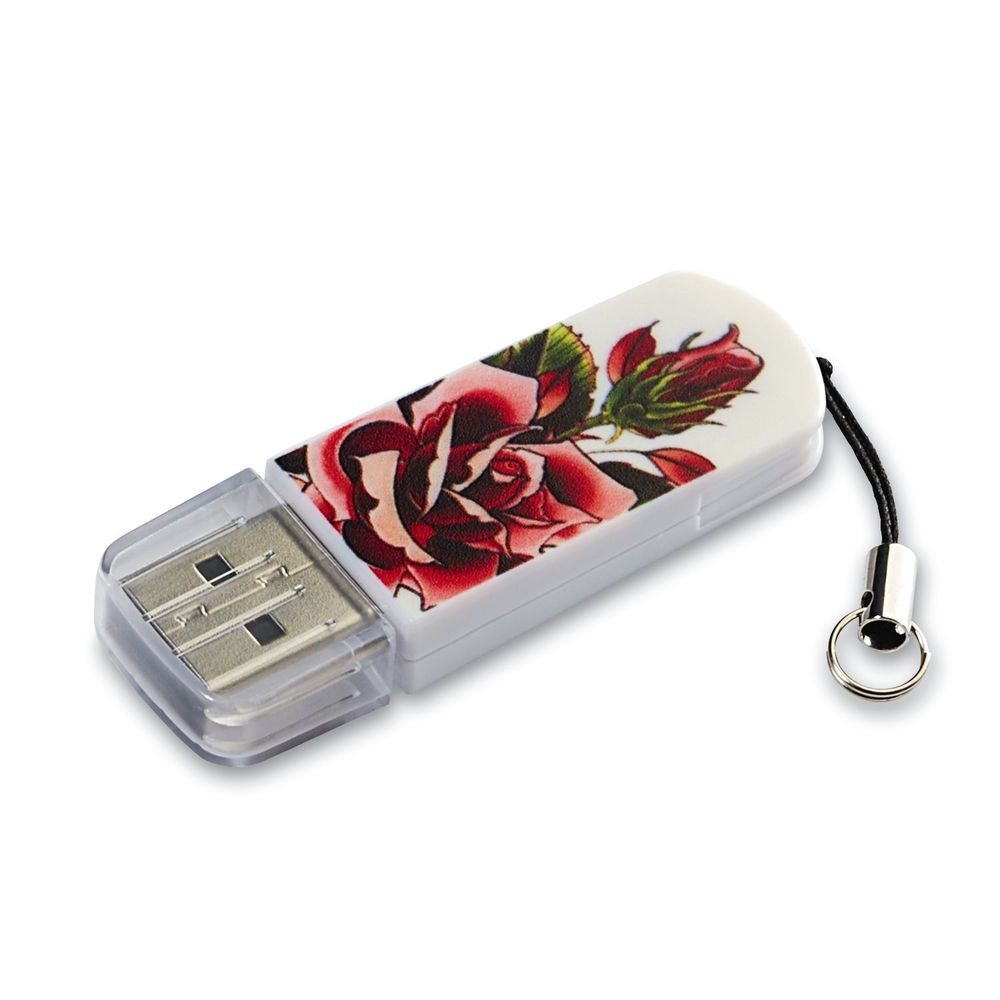 Compra Memoria USB Verbatim Mini, 16GB, USB 2.0, Tatoo Rose 98515 ...