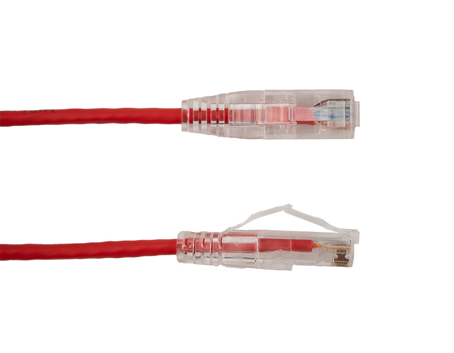 Vertical Cable Cable Patch Cat6a RJ-45 Macho - RJ-45 Macho, 60m, Rojo ...