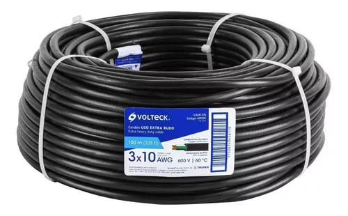 Compra Volteck Bobina de Cable de Uso Rudo CAUR-210 28 AWG 100m, 40002 ...