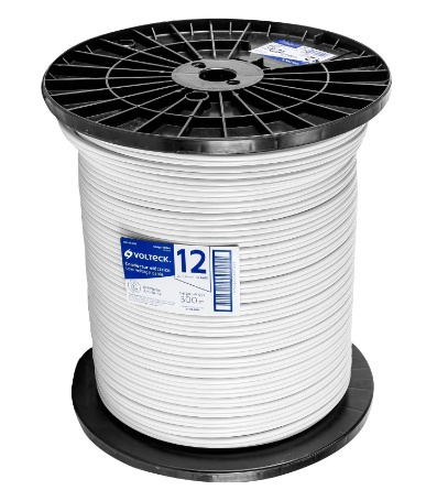 Compra Volteck Bobina de Cable Eléctrico Dúplex 12 AWG, 300 Metros ...