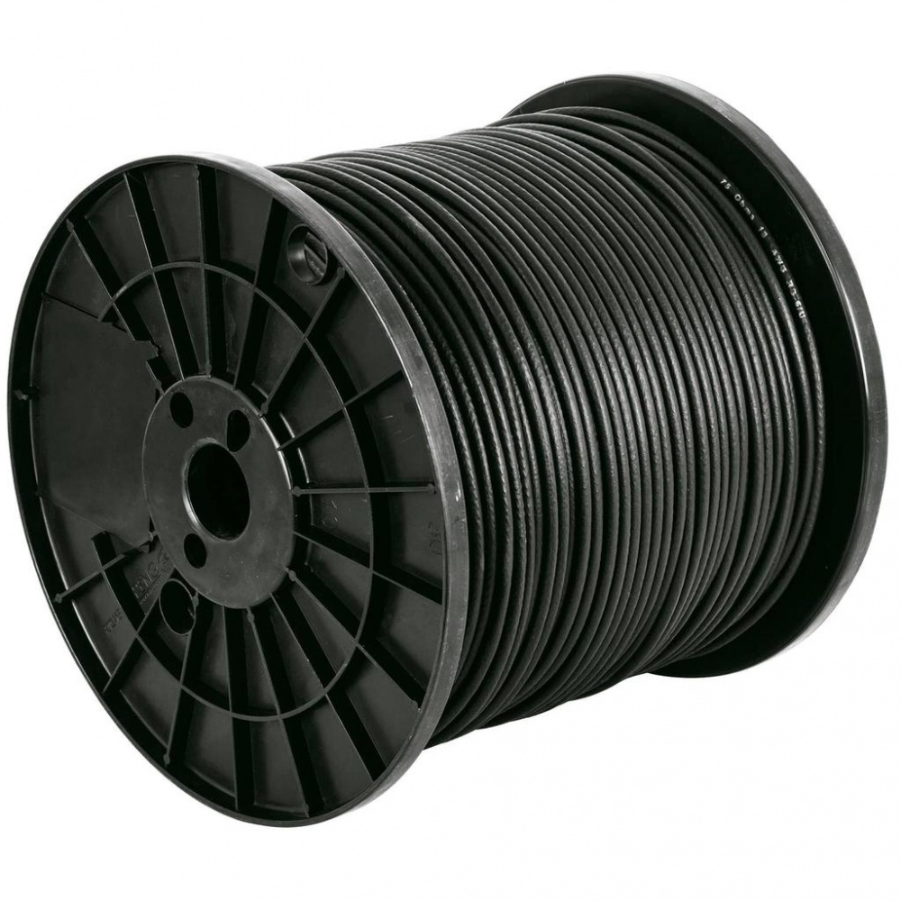 Compra Volteck Bobina de Cable Coaxial RG59, 300 Metros, Negro, 45028 ...