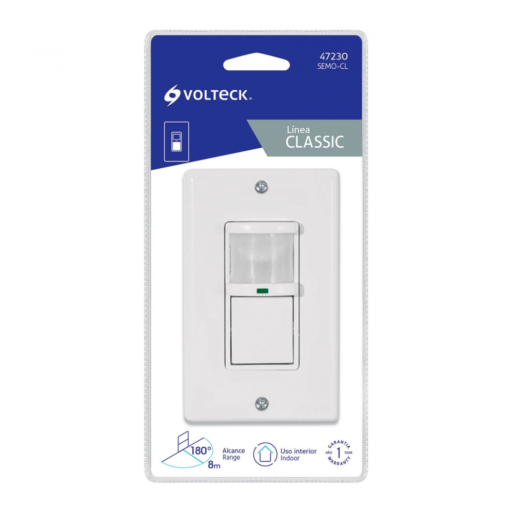 Compra Volteck Sensor de Movimiento PIR de Montaje en Pared 47230 ...